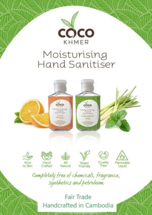Coco Khmer Natural Moisturising Hand Sanitiser – Sweet Orange – Fair ...