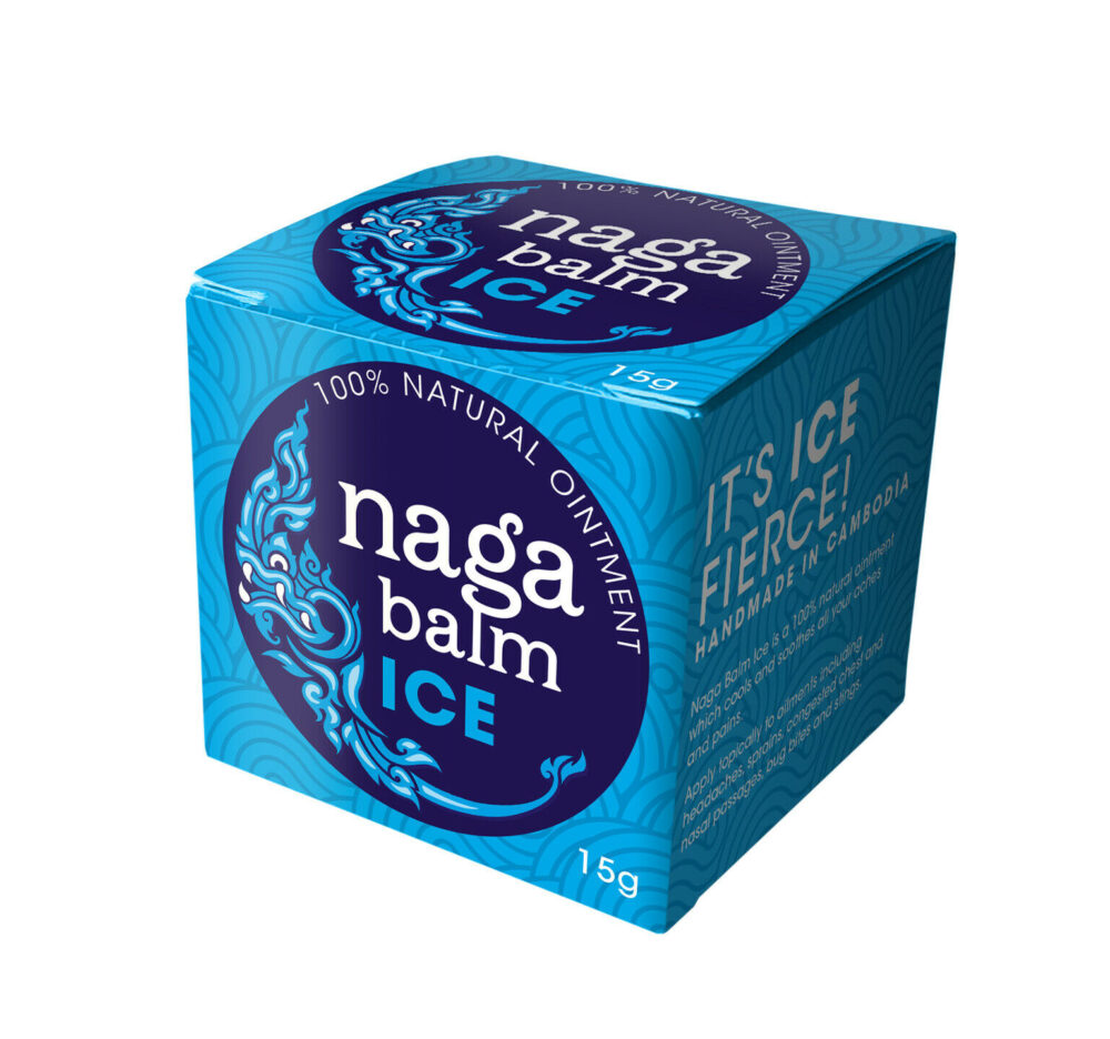Naga Balm Ice – 100% Natural Muscle Ache Pain Relief Ointment – 15g ...